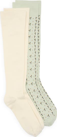 Z by Zella Assorted 2-Pack Graduated Compression Knee High Socks ...