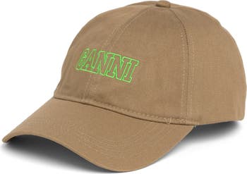 Ganni Organic Cotton Baseball Cap | Nordstromrack