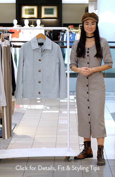 Bernardo Stripe Denim Jacket | Nordstromrack