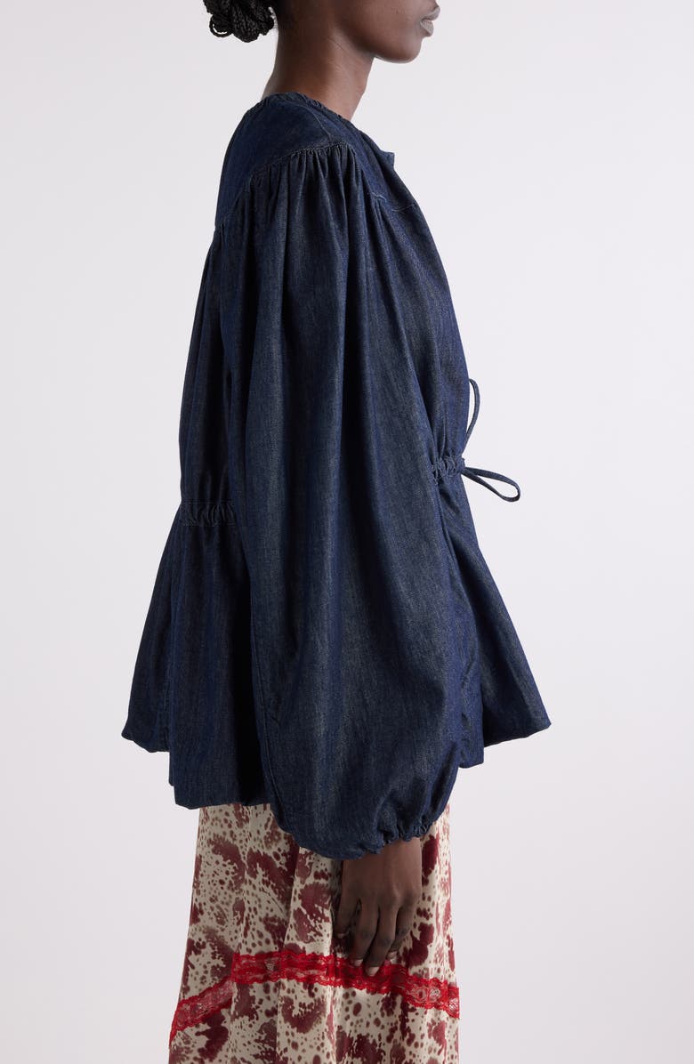 Dries Van Noten Vatner Bubble Hem Denim Jacket | Nordstromrack