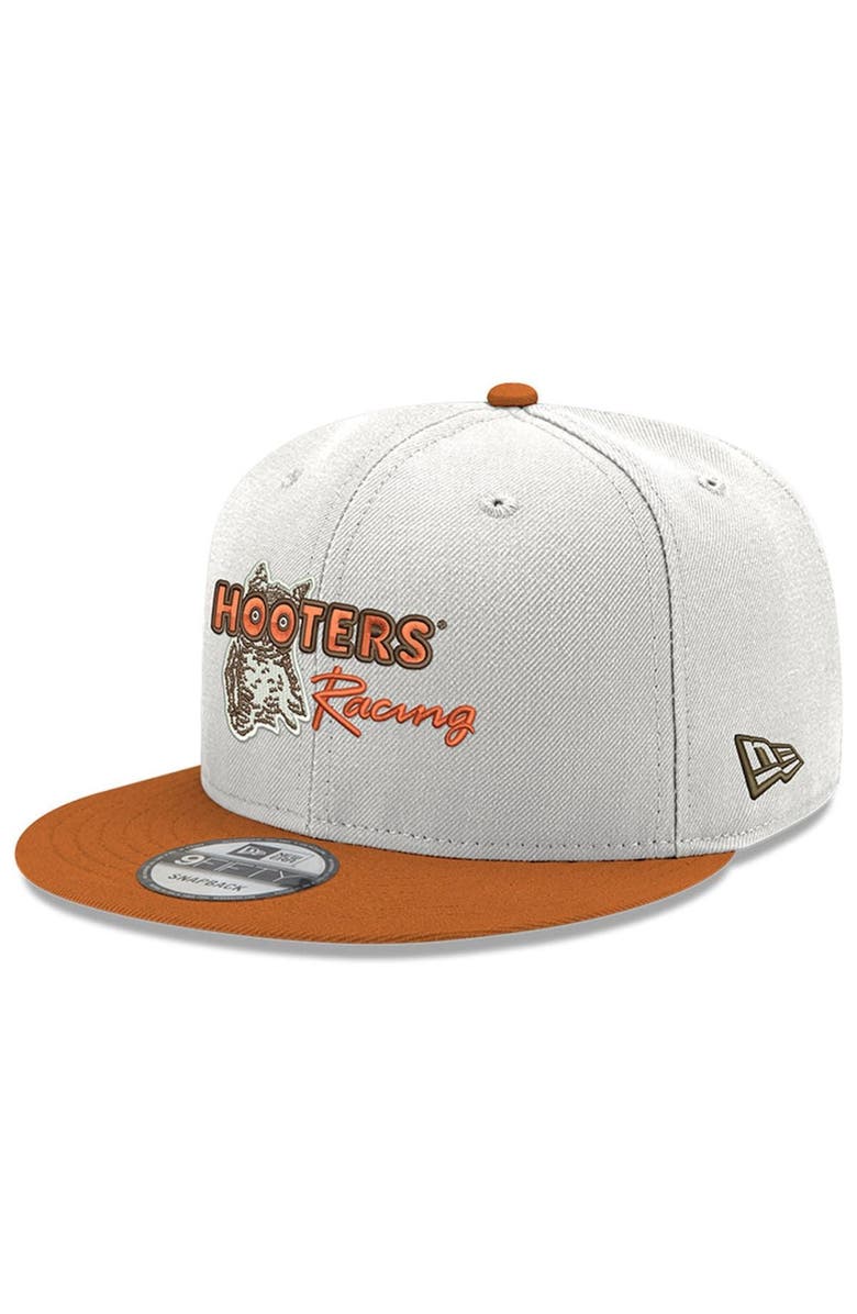 New Era Men's New Era Cream/Orange Chase Elliott Hooters Throwback ...