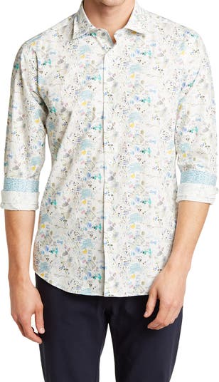 Bugatchi Shaped Fit Dress Shirt | Nordstromrack