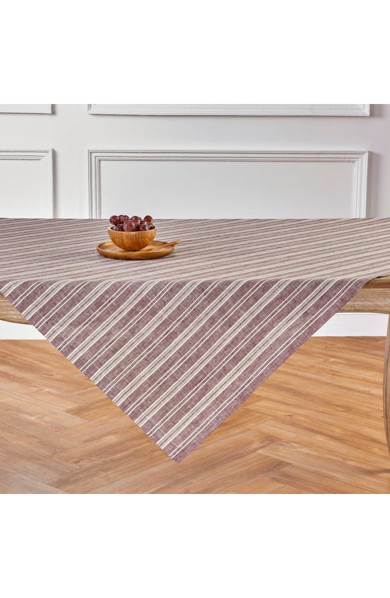 Solino Home Linen Table Throw - Chelsea Stripe, 52" x 52" Inch | Nordstrom