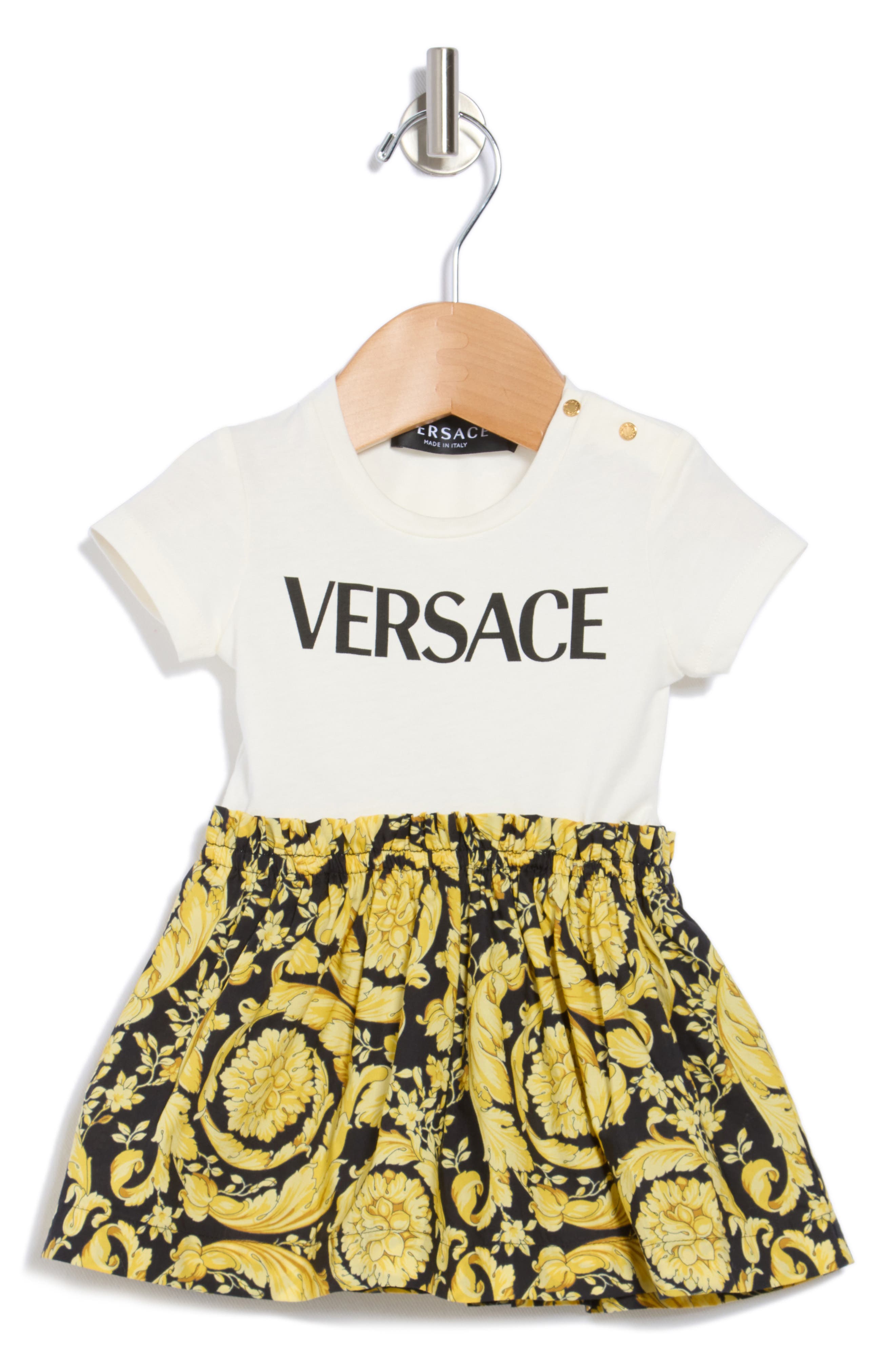 Versace Barocco Logo Graphic Dress | Nordstromrack