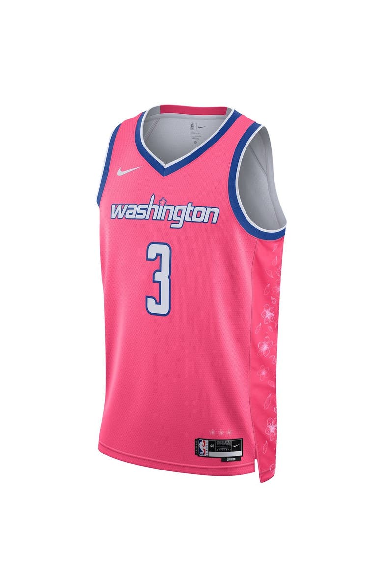 Nike Unisex Nike Bradley Beal Pink Washington Wizards 2022/23 Swingman ...