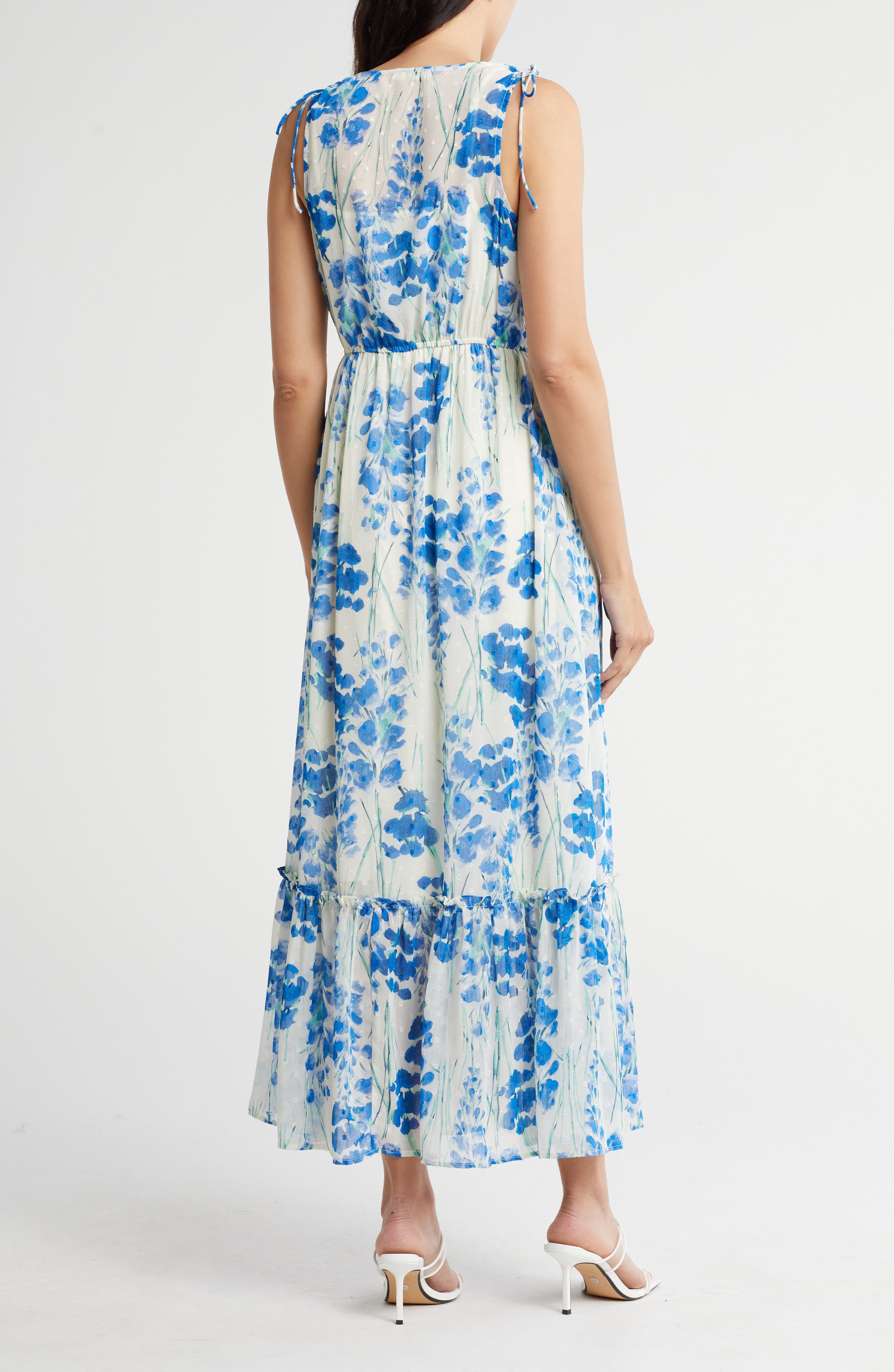 Lovestitch Floral Print Sleeveless Maxi Dress | Nordstromrack