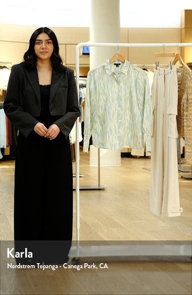 Halogen® Print Button-Up Shirt | Nordstromrack