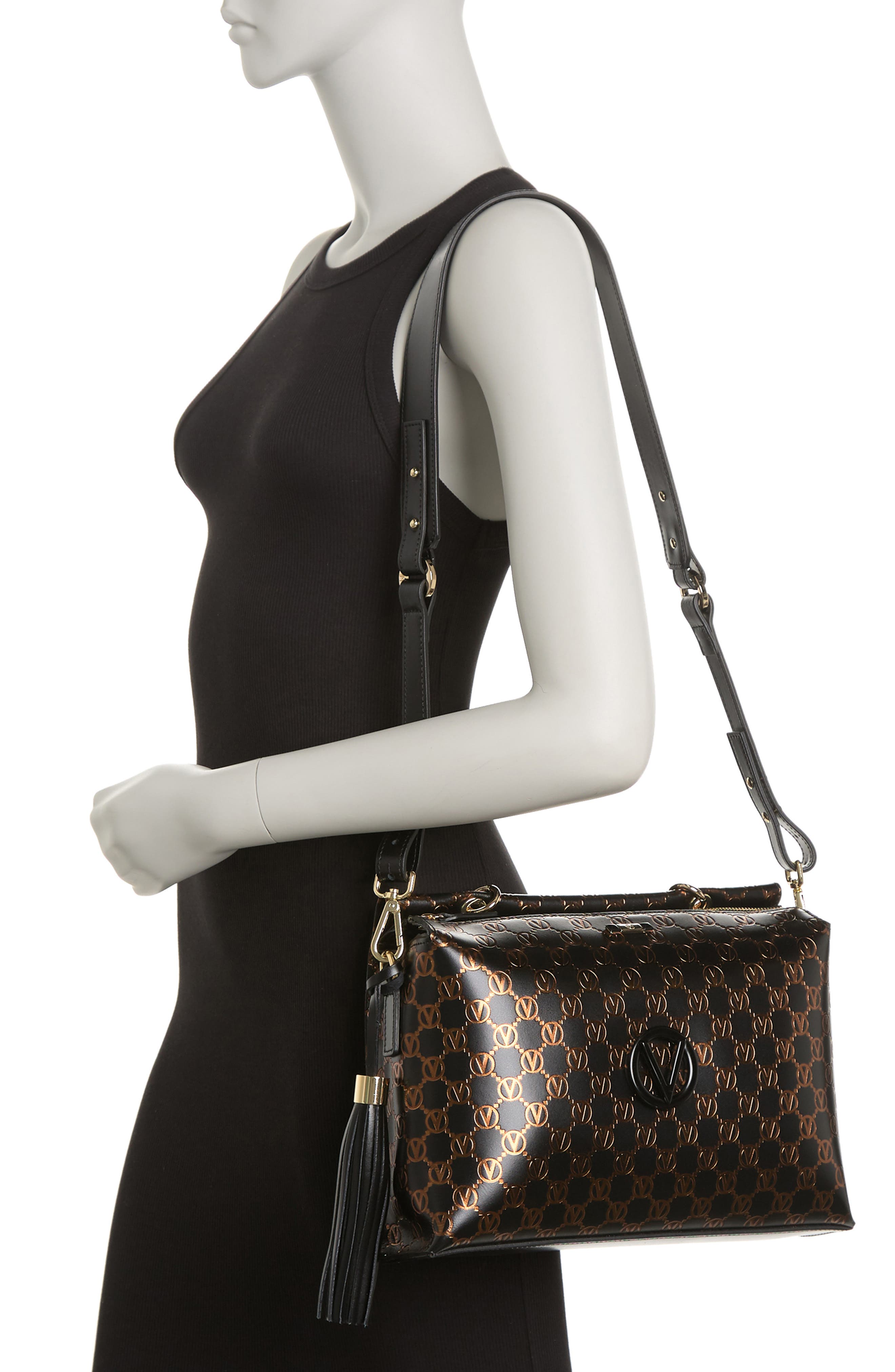 VALENTINO BY MARIO VALENTINO Bridget Leather Logo Monogram Crossbody ...