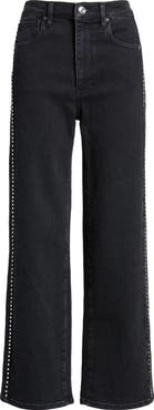 FRAME Le Sleek Studded Straight Leg Jeans | Nordstrom FRAME Le Sleek Studded Straight Leg Jeans | Nordstrom