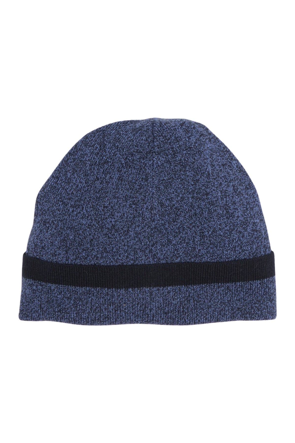 Marled Stripe Cashmere Beanie (Men) | Nordstromrack