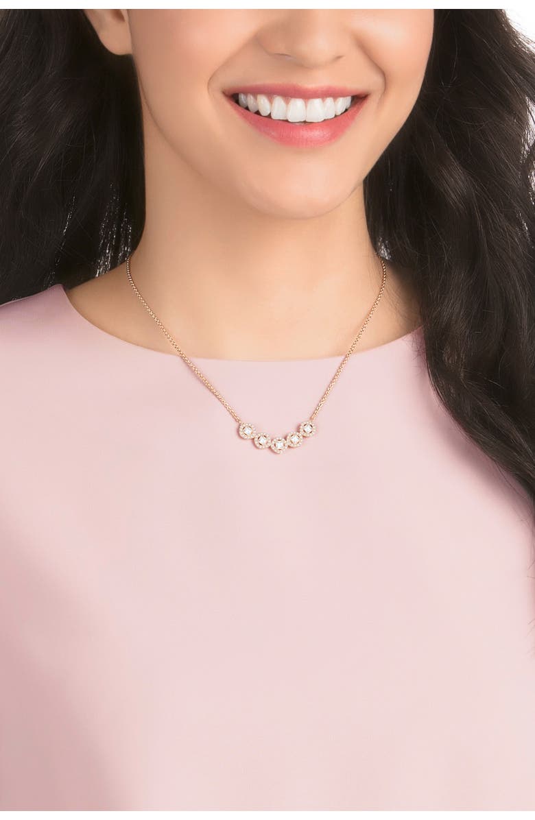 Swarovski Angelic Square Crystal Frontal Necklace | Nordstromrack