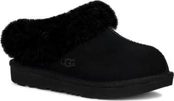 UGG® Kids' Moraene Genuine Sheepskin & Faux Fur Lined Slipper ...