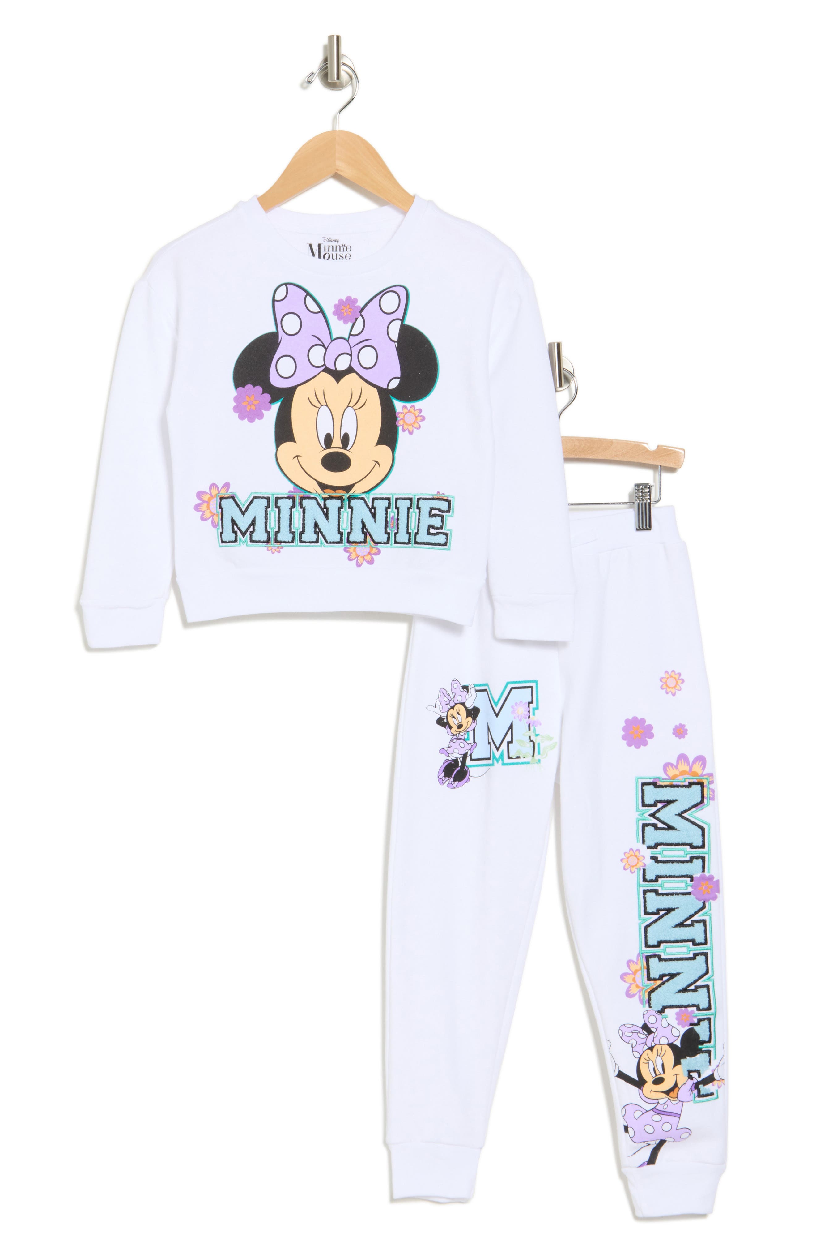 Kids' Disney® Minnie Mouse Sweatshirt & Joggers Set (Women) | Nordstromrack