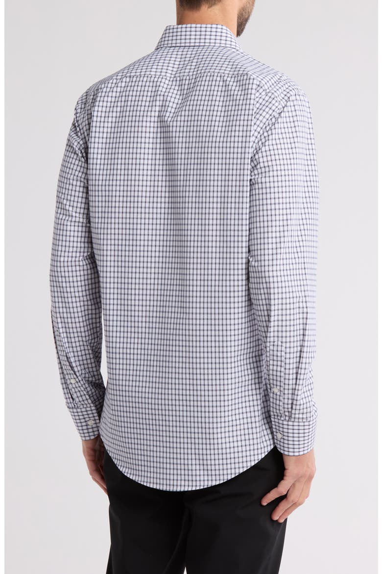 Nordstrom Reine Easy Care Non-Iron Trim Fit Plaid Dress Shirt (Men ...