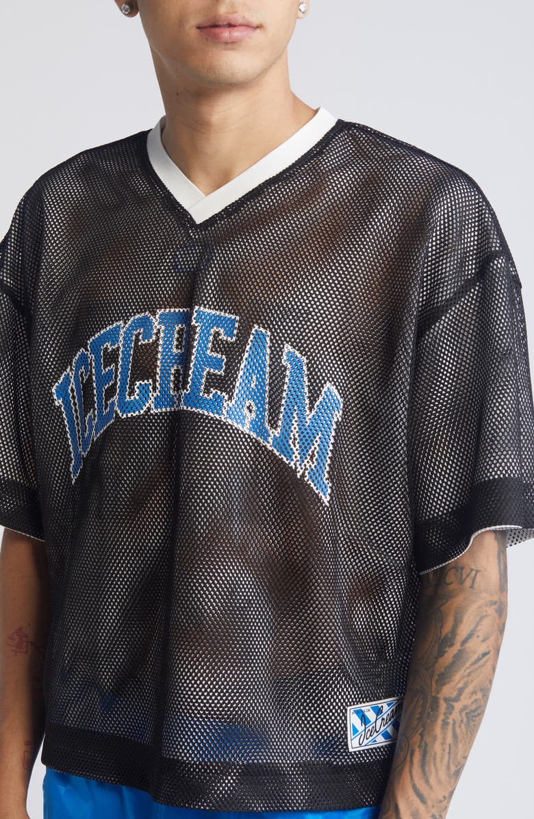 ICECREAM Oversize Reversible Mesh V-Neck Game Jersey | Nordstromrack