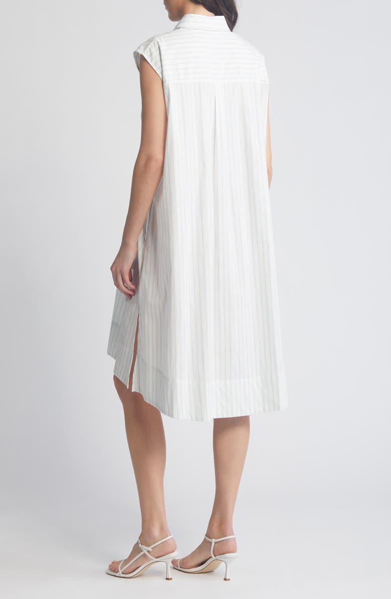 French Connection Rhodes Stripe Cotton Poplin Shirtdress | Nordstromrack