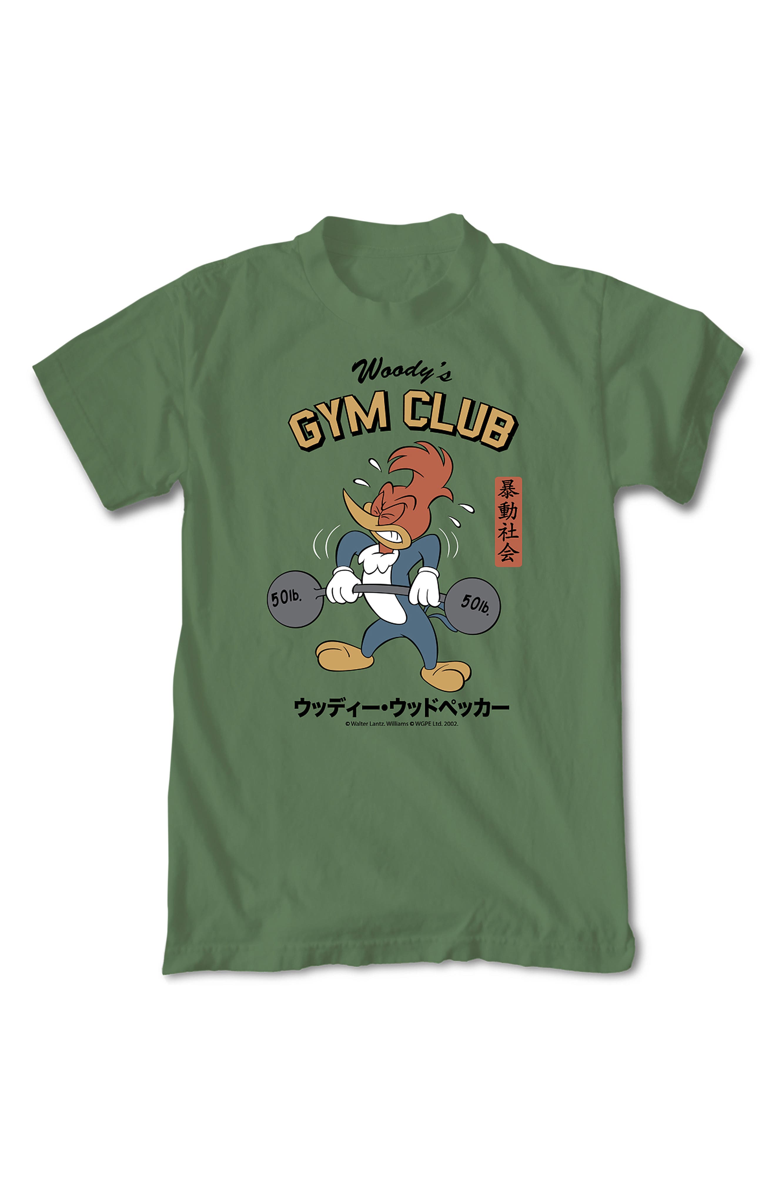 RIOT SOCIETY Woody's Gym Club Graphic Print T-Shirt | Nordstromrack