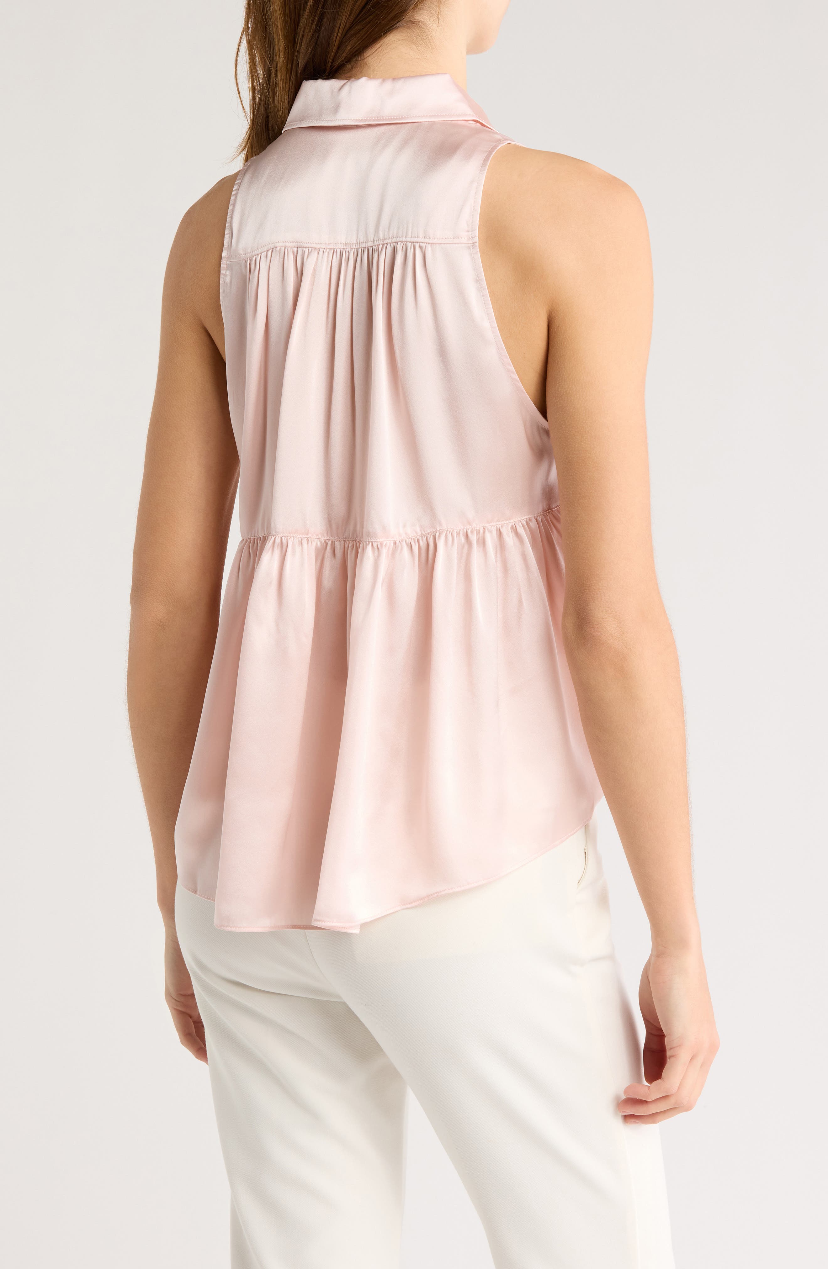 Cinq à Sept Theodora Silk Button-Up Shirt | Nordstromrack