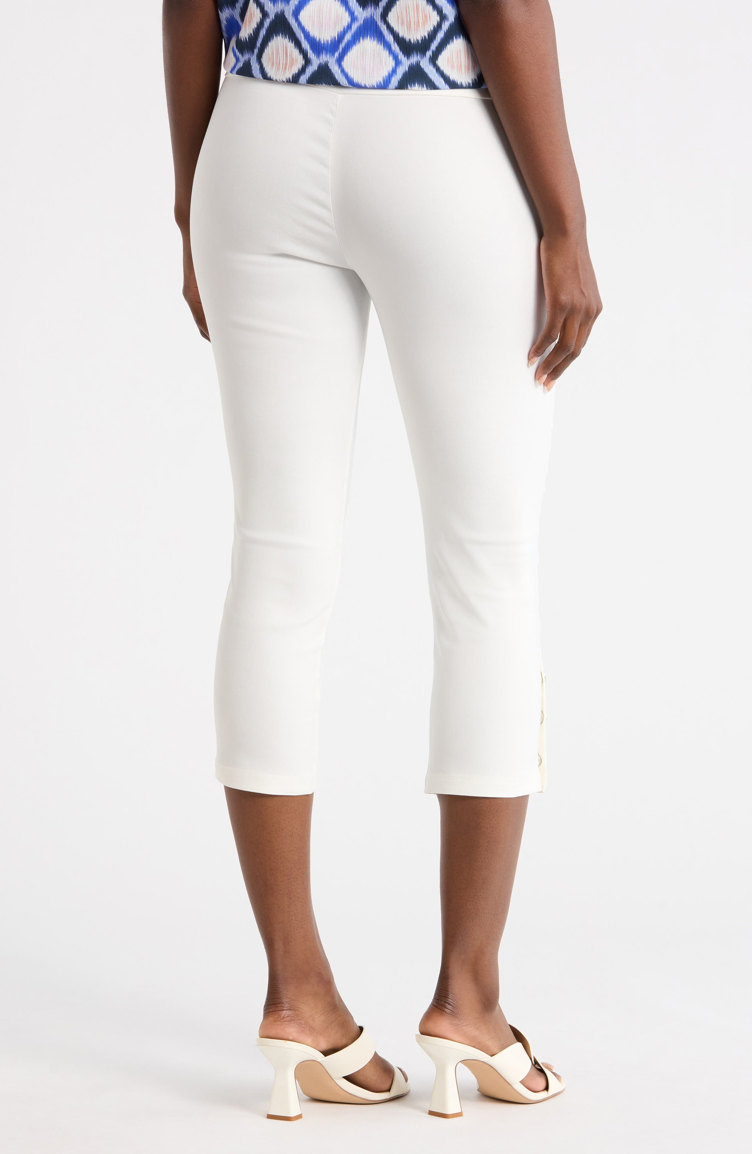 PATRIZIA LUCA High Waist Pull-On Capri Pants | Nordstromrack