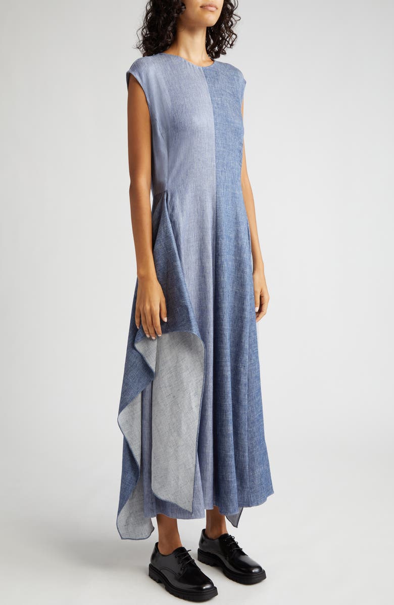 PARTOW Gia Two Tone Chambray Dress | Nordstrom