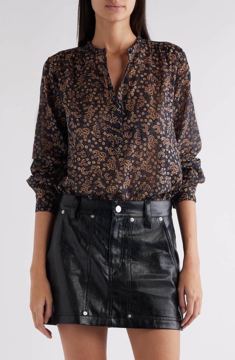 Isabel Marant Étoile Maria Abstract Print Cotton Button-Up Shirt ...
