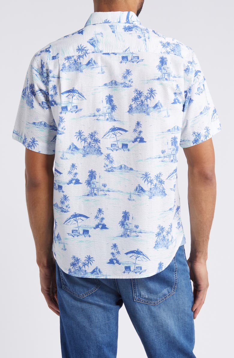 Tommy Bahama Nova Wave Beach Days Short Sleeve Stretch Cotton Button-Up ...