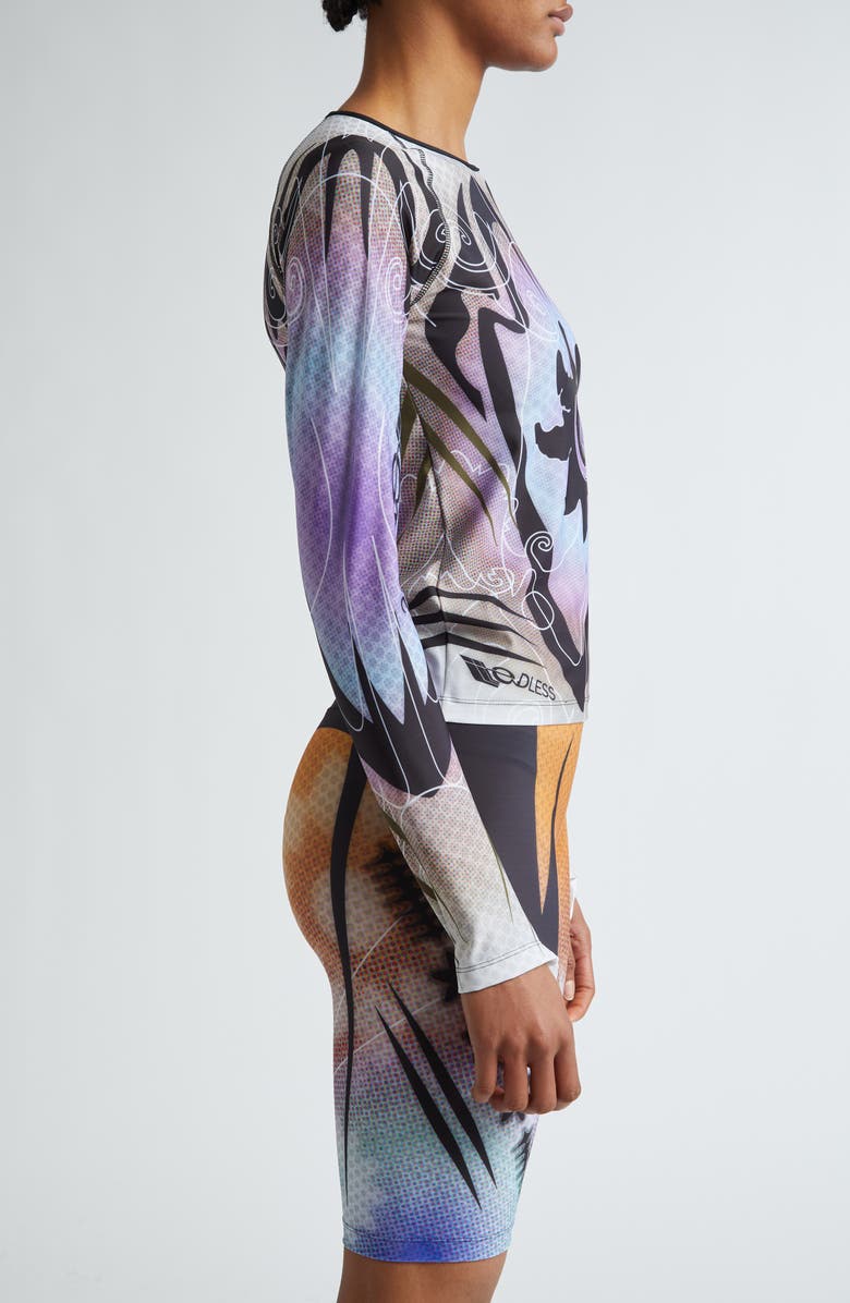 Paolina Russo Pixel Print Long Sleeve Top | Nordstromrack