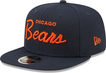 New Era Men's New Era Navy Chicago Bears Script Original Fit 9FIFTY ...
