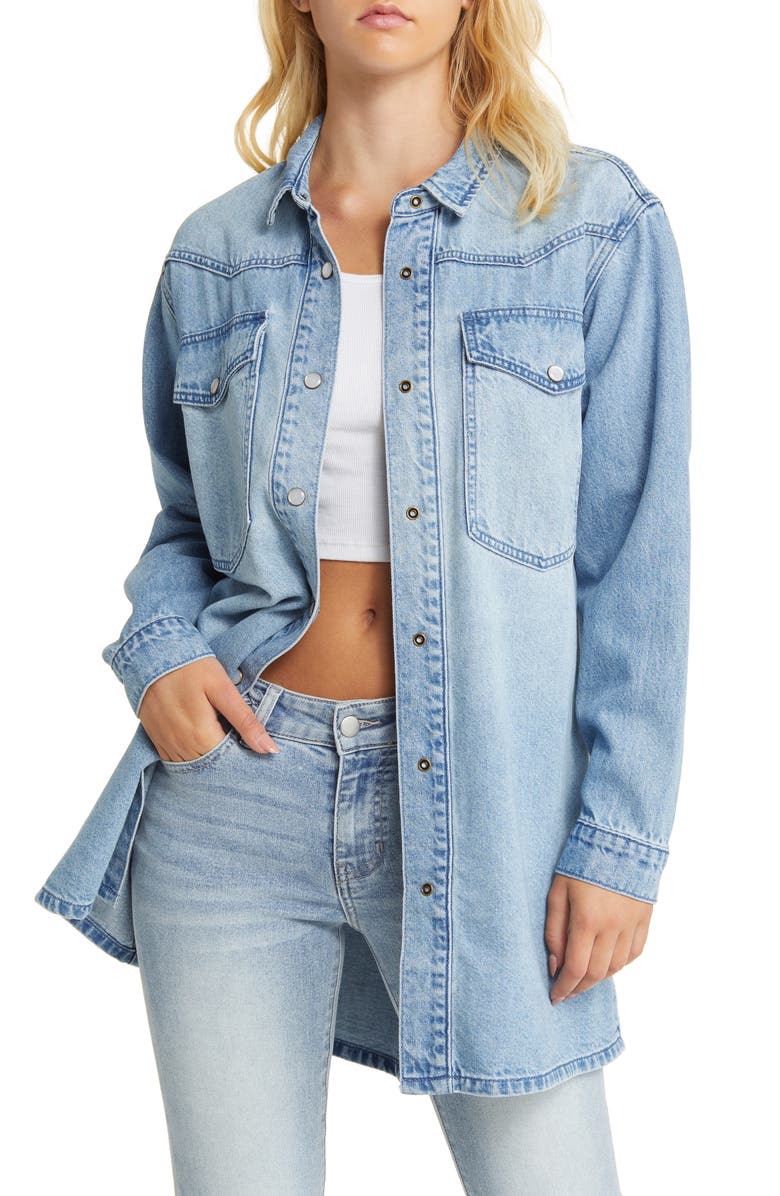 PTCL Western Denim Shacket | Nordstromrack