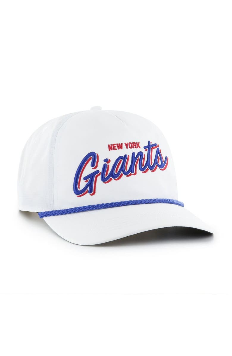 '47 Men's '47 White New York Giants Brrr Fairway Hitch Adjustable Hat ...