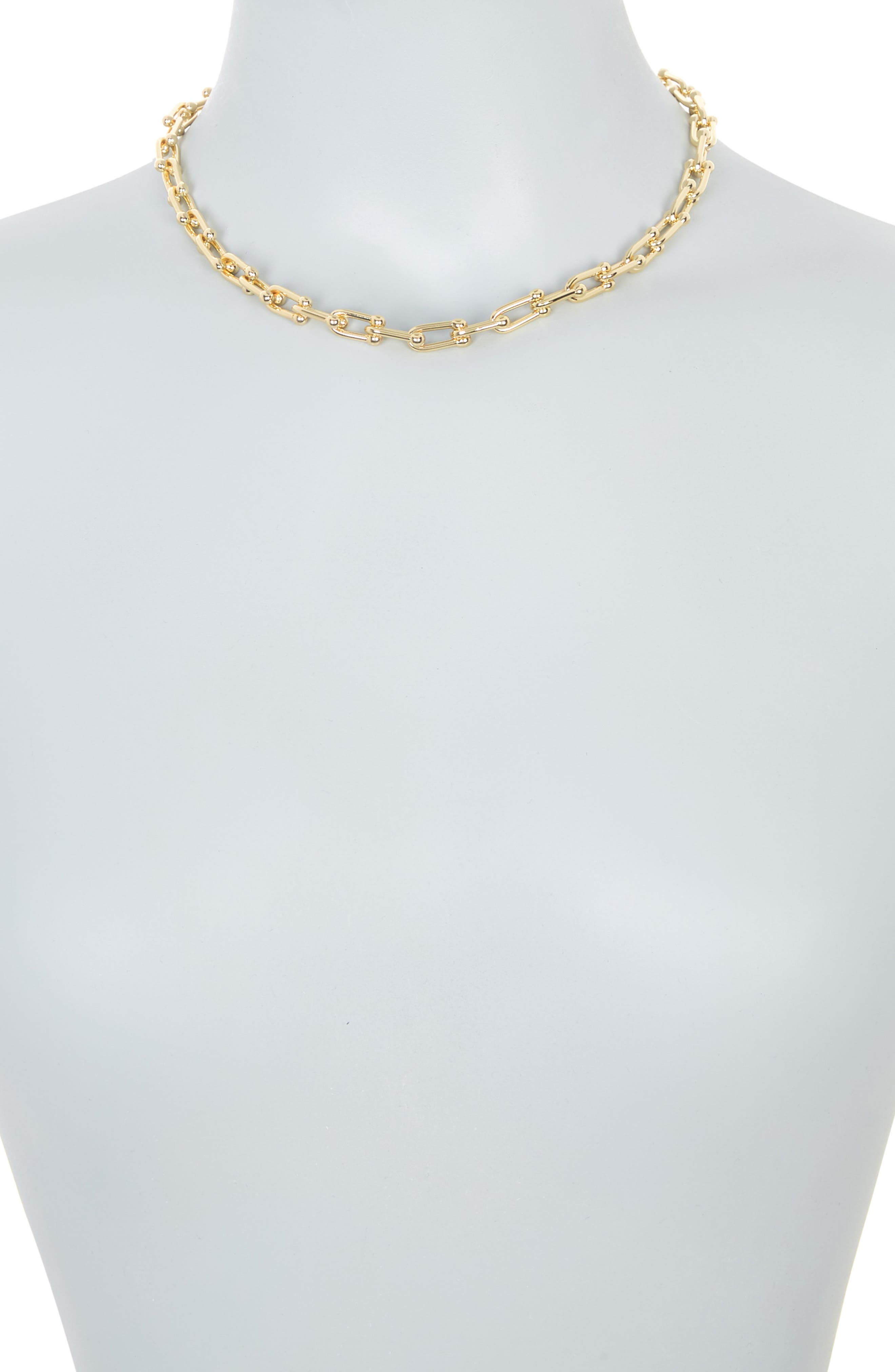 NORDSTROM RACK Large Link Collar Necklace | Nordstromrack