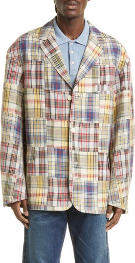 VISVIM Yardbird Patchwork Madras Plaid Sport Coat | Nordstrom