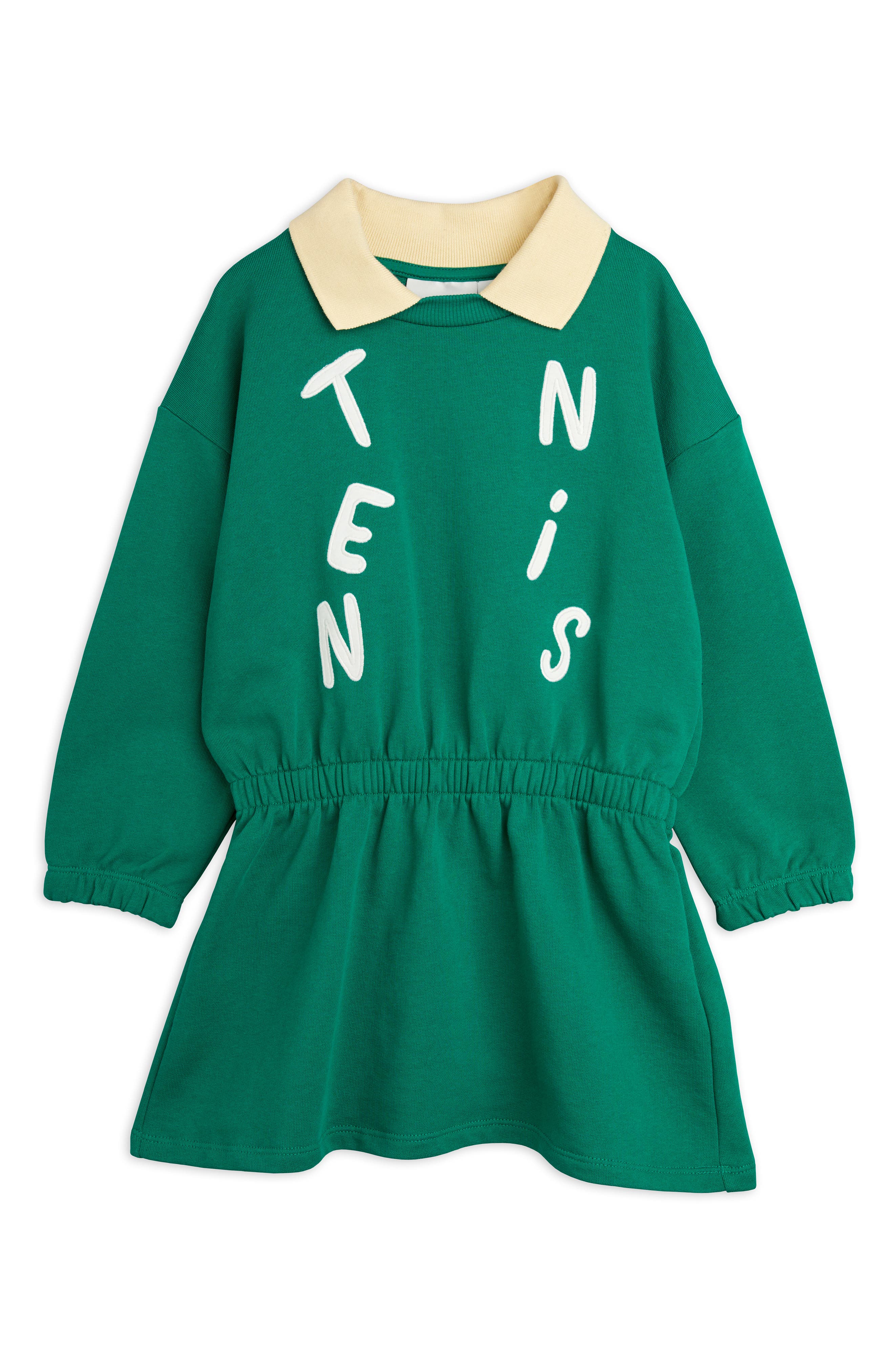 Mini Rodini Kids' Tennis Appliqué Long Sleeve Organic Cotton Graphic ...