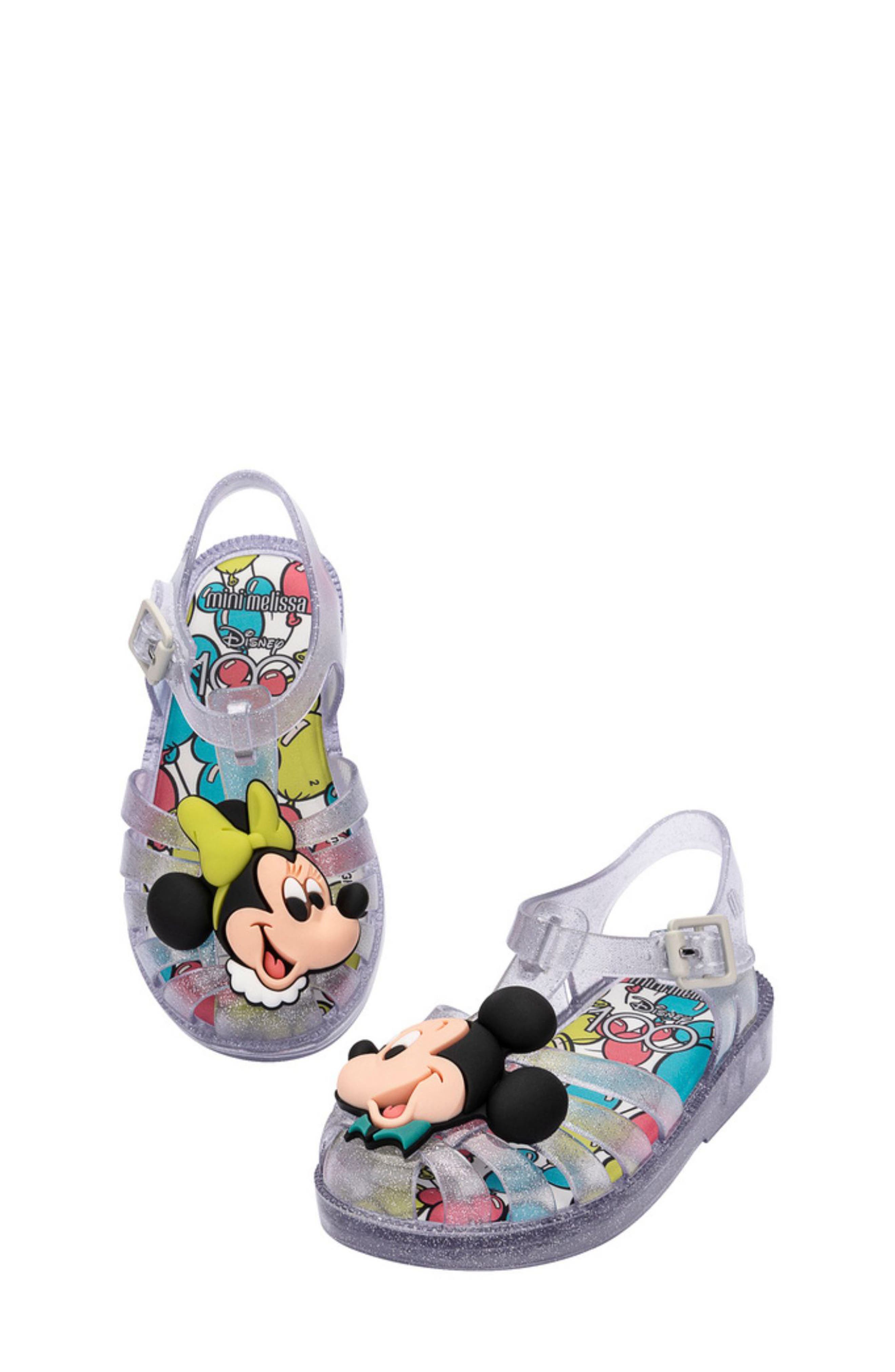 Melissa x Disney® Mickey & Minnie Possession Fisherman Sandals ...