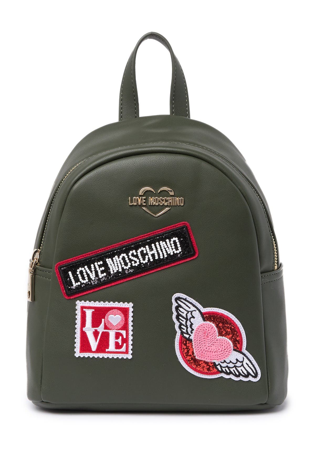 Borsa Logo Patch Leather Backpack (Men) | Nordstromrack