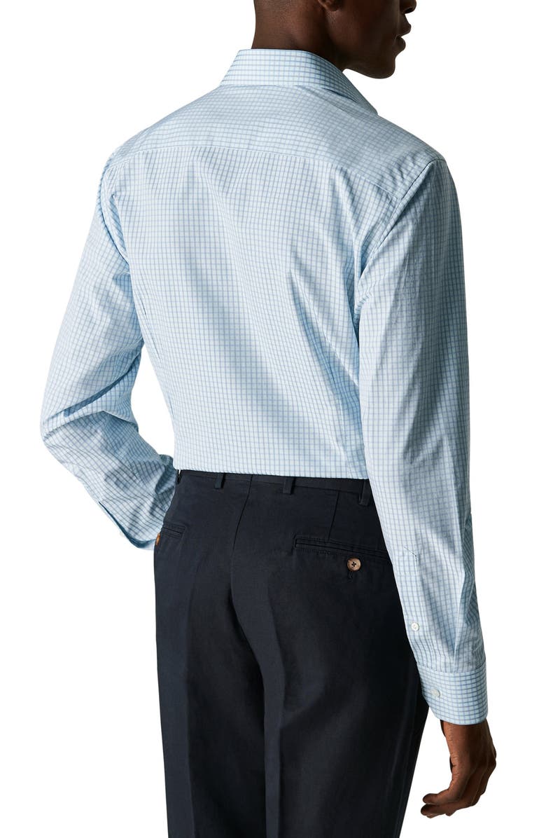 Eton Contemporary Fit Stretch Check Dress Shirt | Nordstromrack