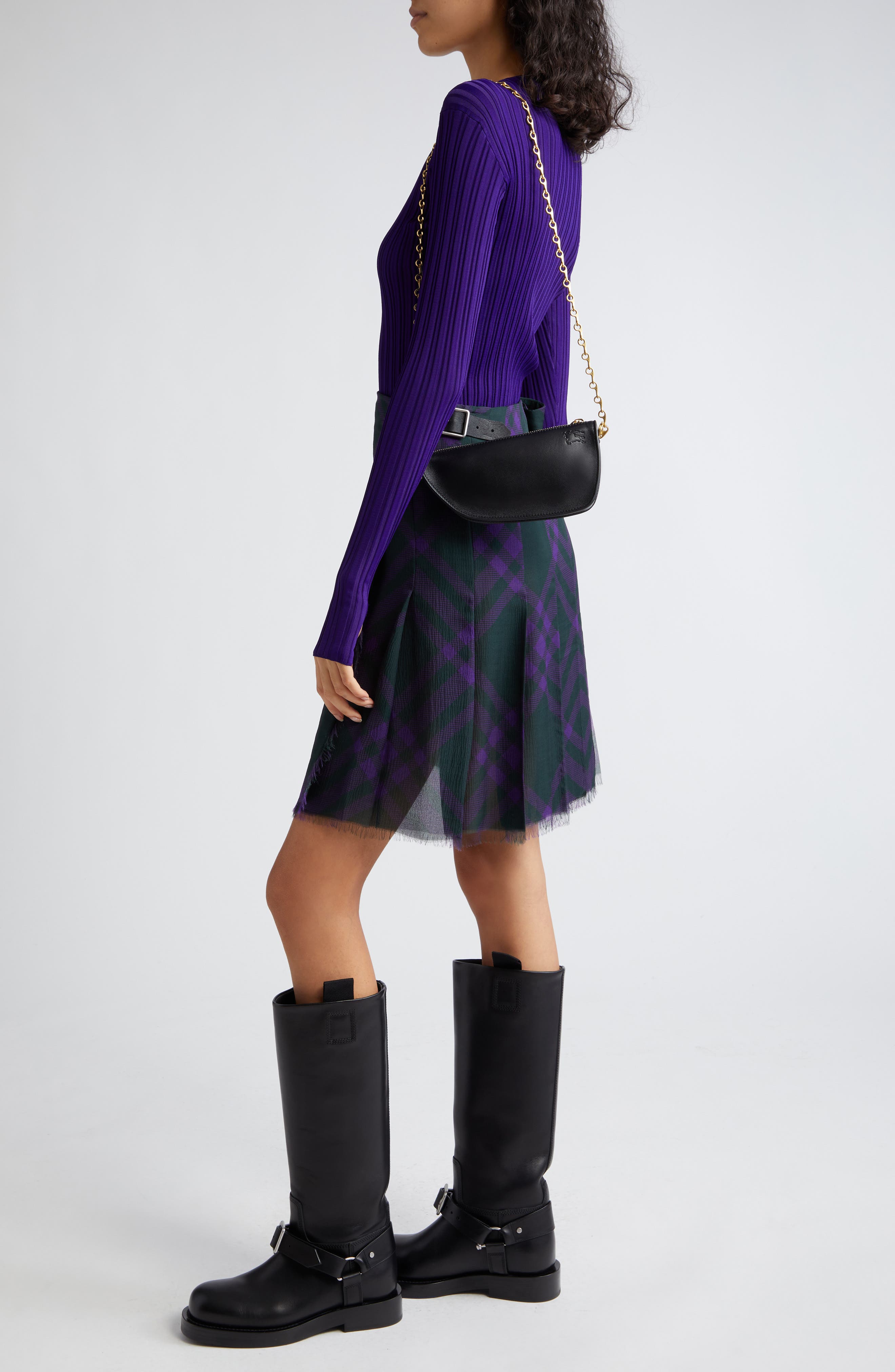 Burberry Micro Shield Leather Shoulder Bag | Nordstromrack