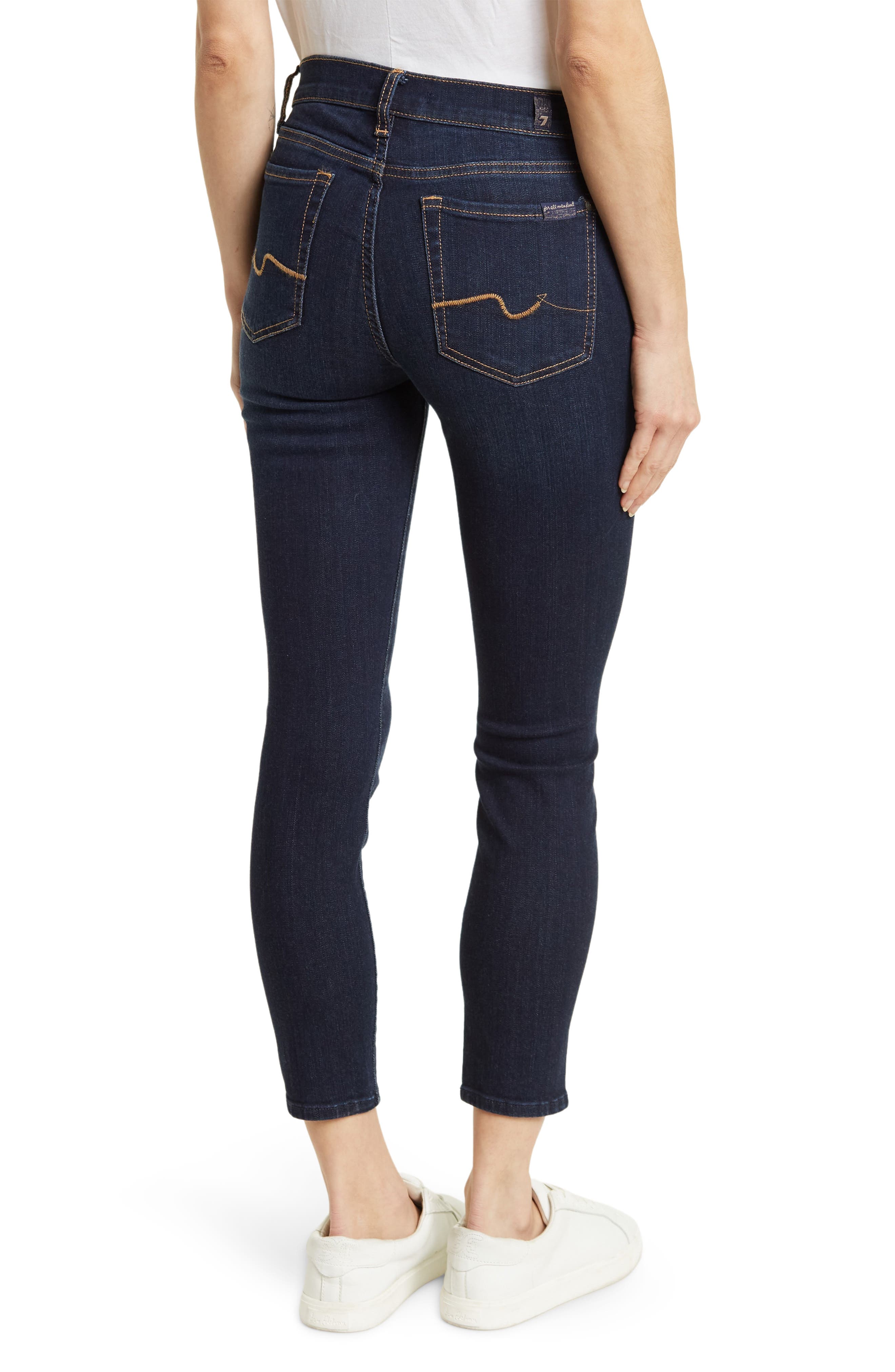 7 For All Mankind High Waist Gwenevre Squiggle Ankle Jeans | Nordstromrack