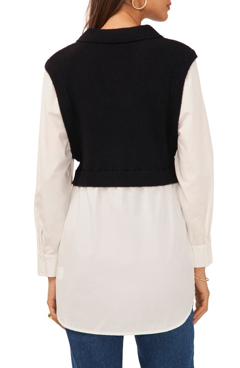 1.STATE Vest Button-Up Shirt | Nordstromrack