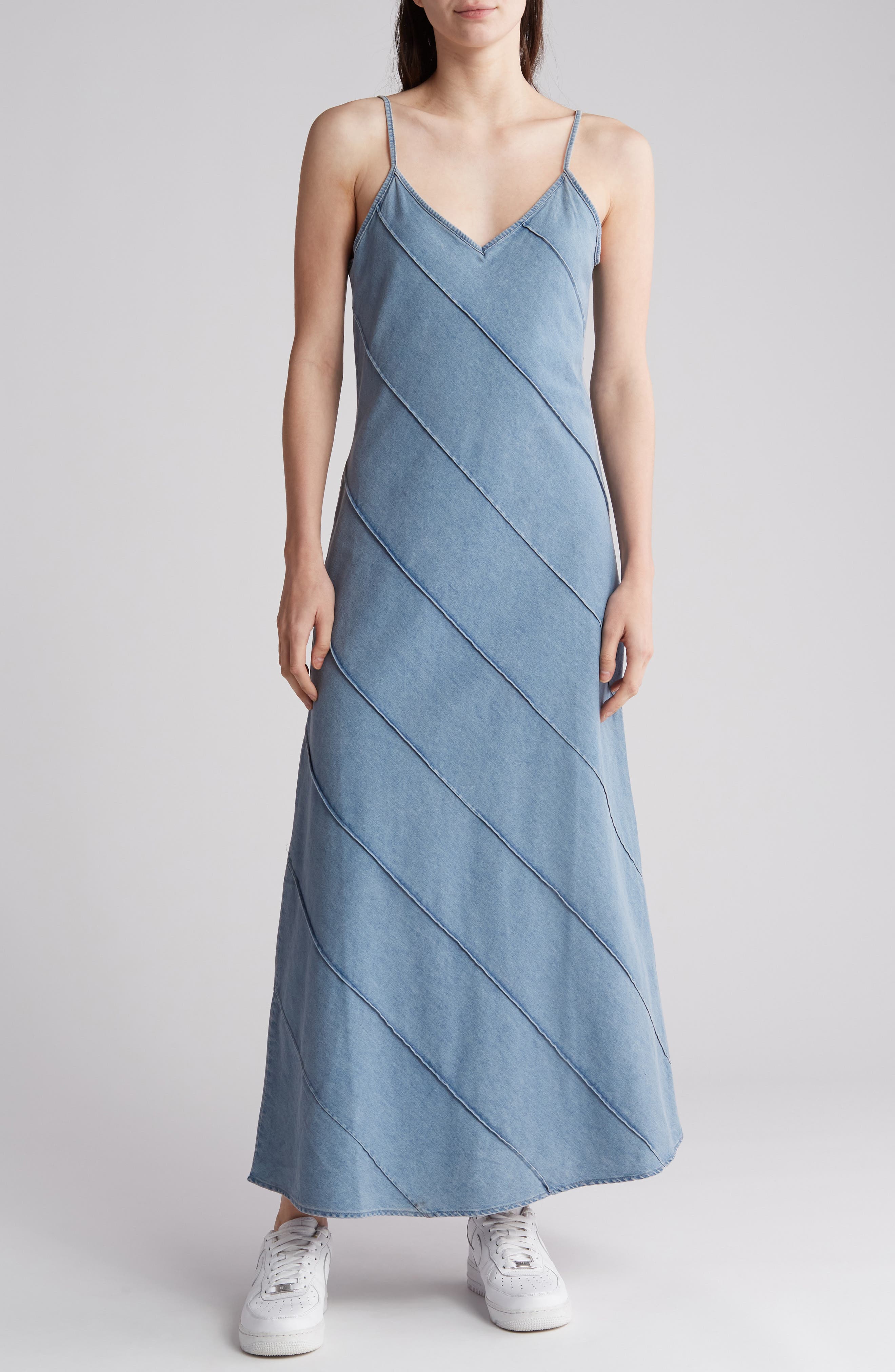 Know One Cares Cotton Chambray Bias Dress | Nordstromrack