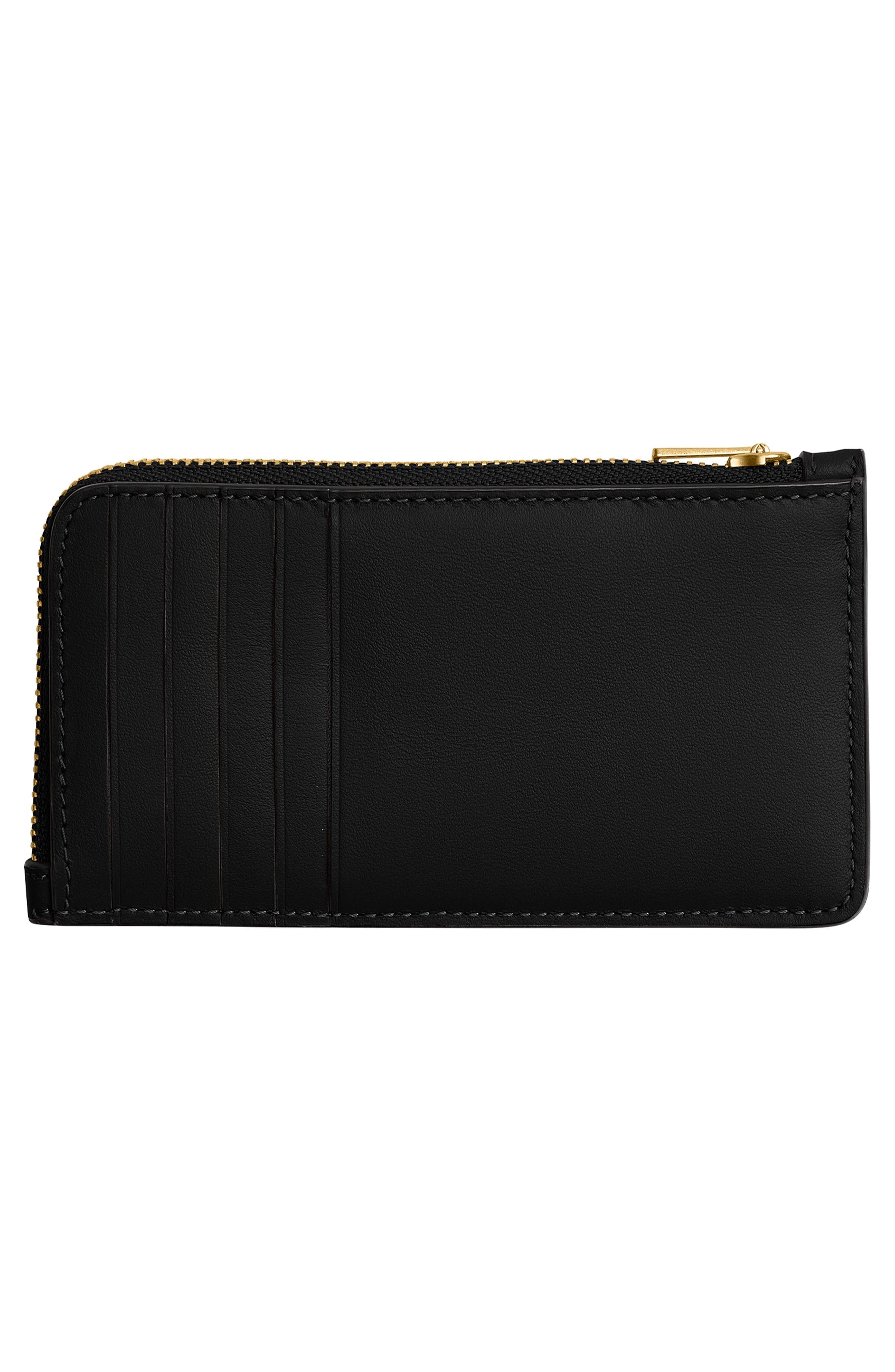 COACH New York Refined Leather Card Case | Nordstrom