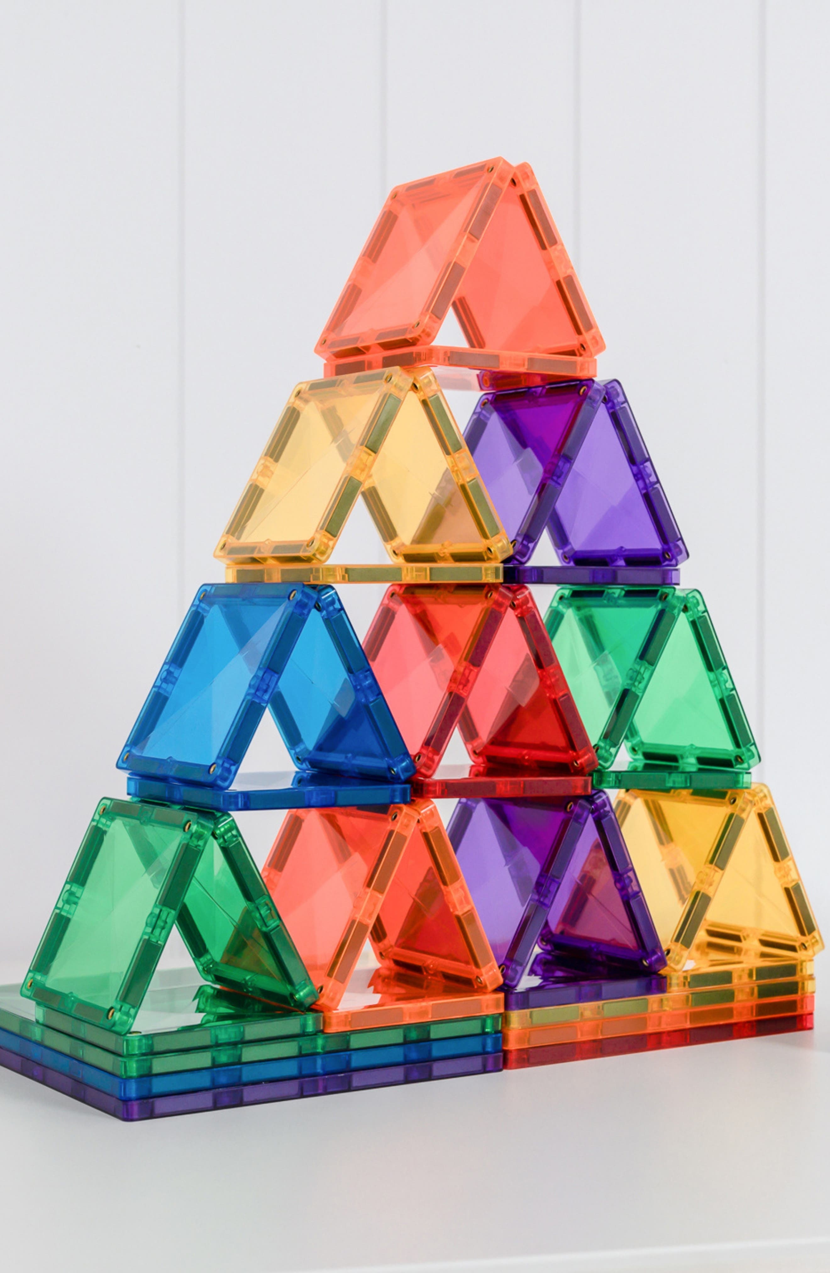 CONNETIX Kids' Rainbow Magnetic Tiles 40-Piece Square Pack | Nordstrom