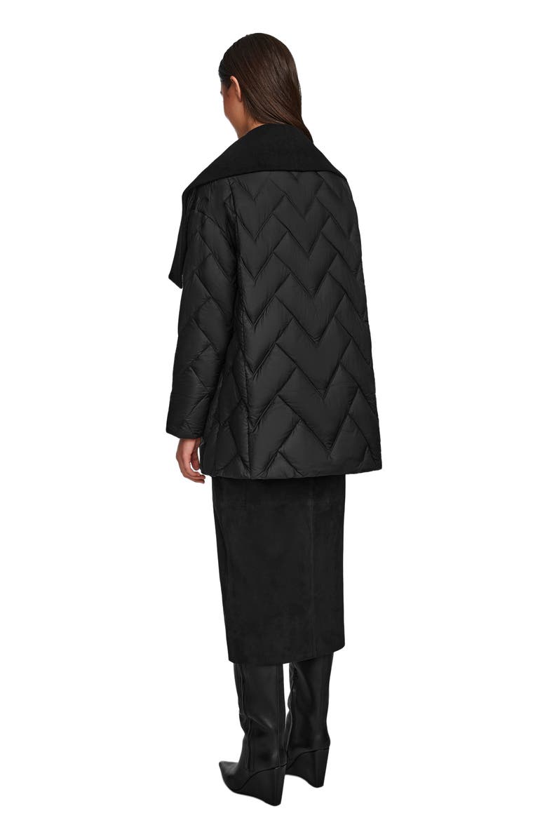 Rudsak ANNE MARIE WOMEN'S WOOL & DOWN WRAP FRINGE COAT | Nordstrom