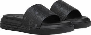MCM Visetos Slide Sandals | Nordstrom
