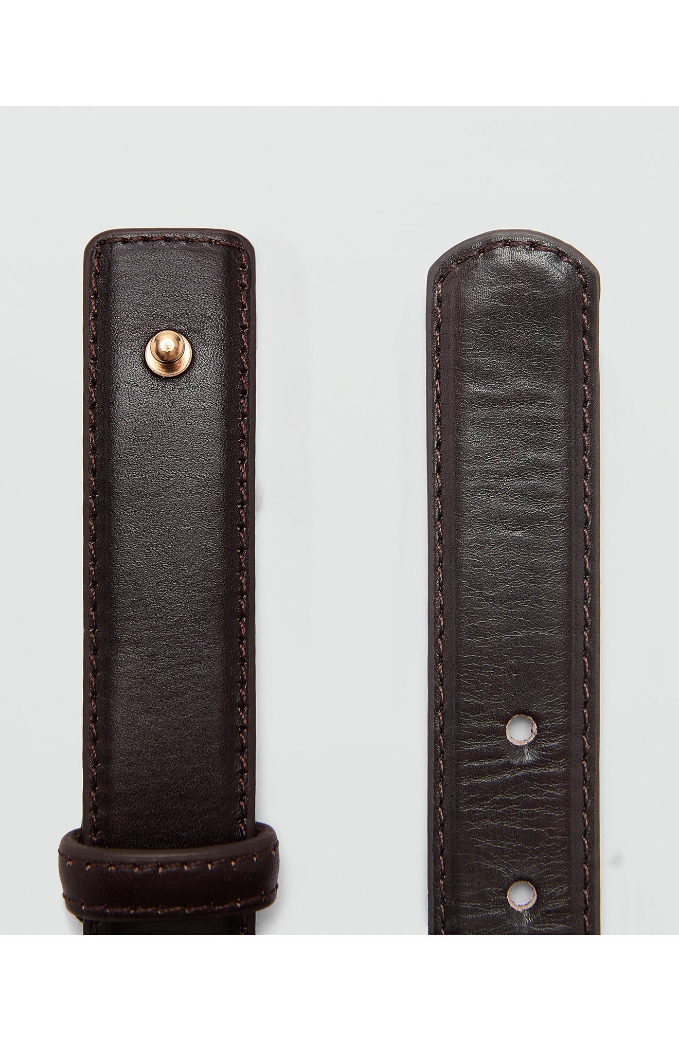MANGO Hardware Leather Belt | Nordstromrack