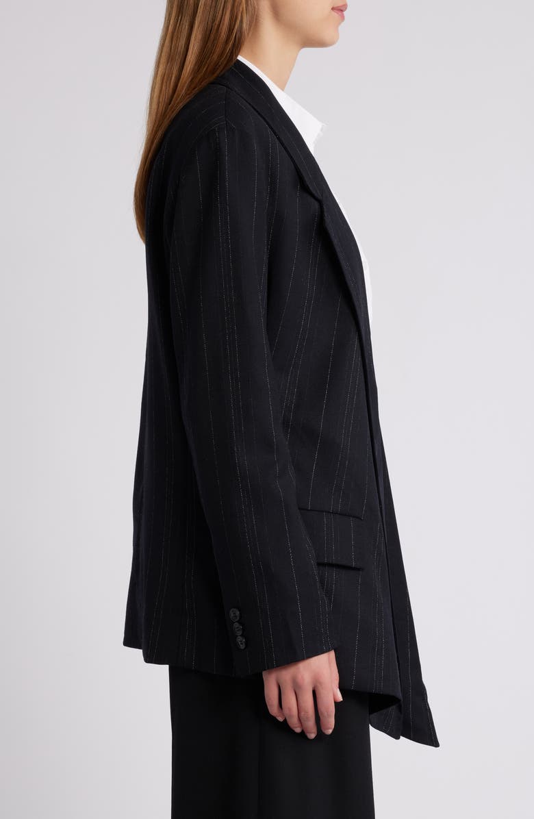 COS Drape Pinstripe Wool Blend Blazer | Nordstromrack