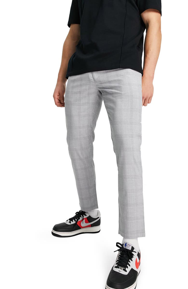 Topman Men's Check Skinny Fit Trousers | Nordstromrack