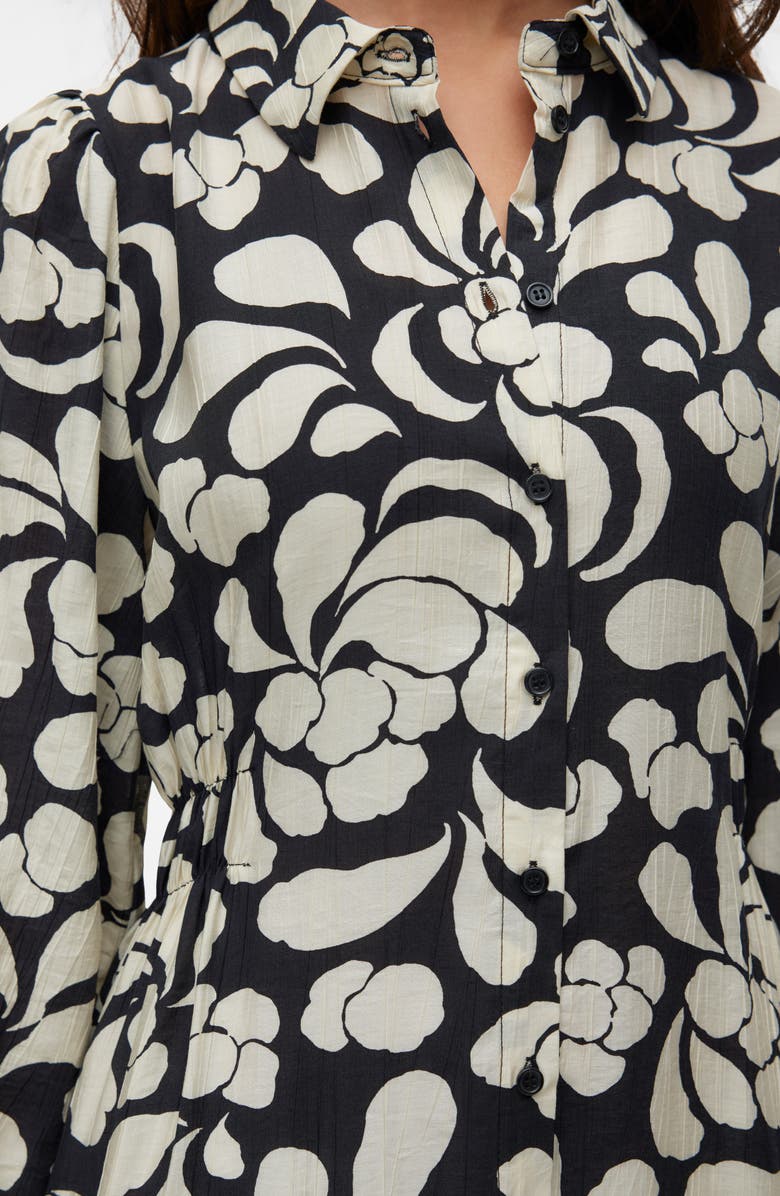 VERO MODA Gaja Floral Long Sleeve Shirtdress | Nordstromrack