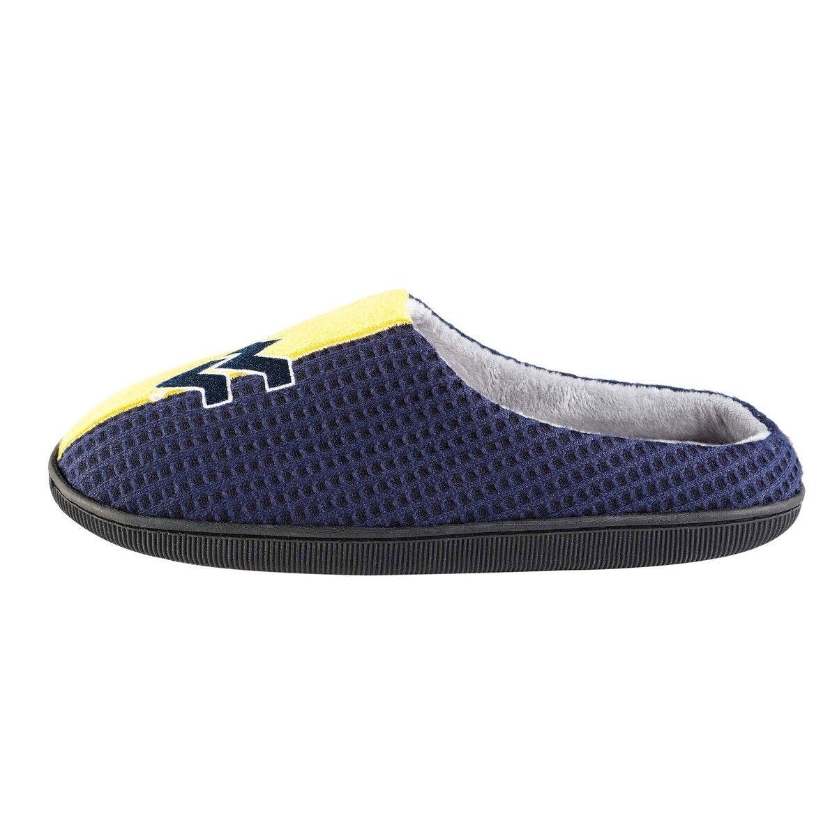 FOCO Men's FOCO Navy West Virginia Mountaineers Team Stripe Memory Foam ...