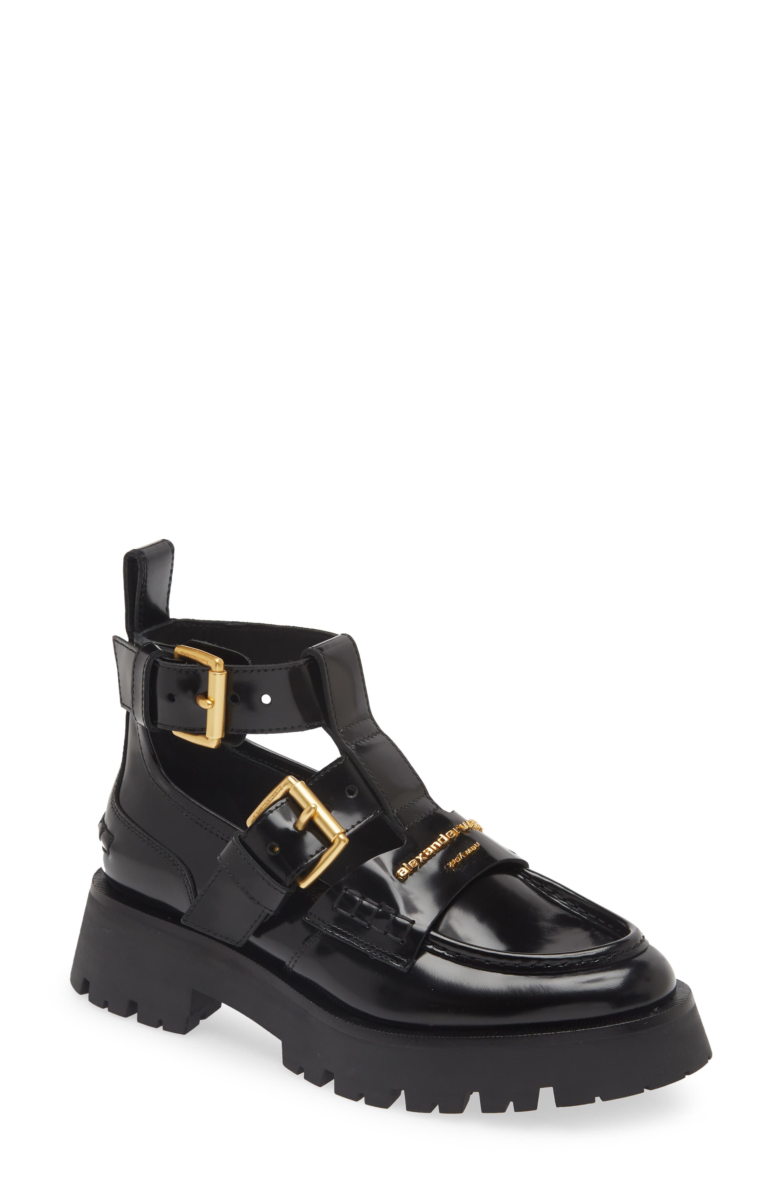 Alexander Wang Carter Cutout Ankle Strap Boot (Women) | Nordstromrack